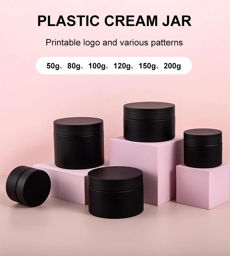 Face Cream Jar Luxury Gold Black White Pink With Lid 8th Jars For Body ...