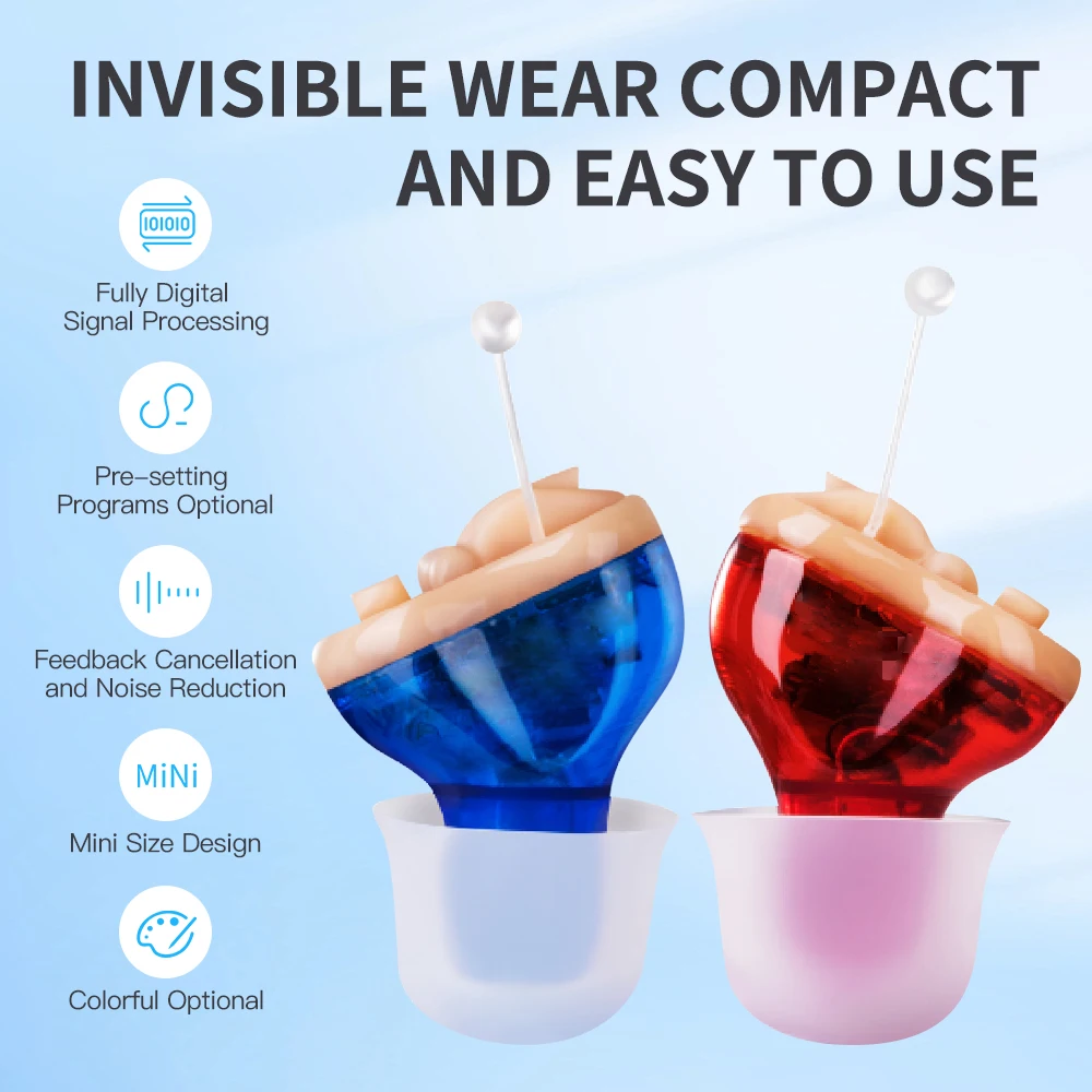 Listener Invisible Hearing Aids In Ear Digital Programmable Appareil ...