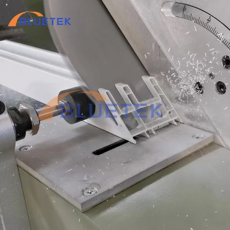 Plastic Window Equipment UPVC Window Door Double Head Mitre Cutting Saw ...