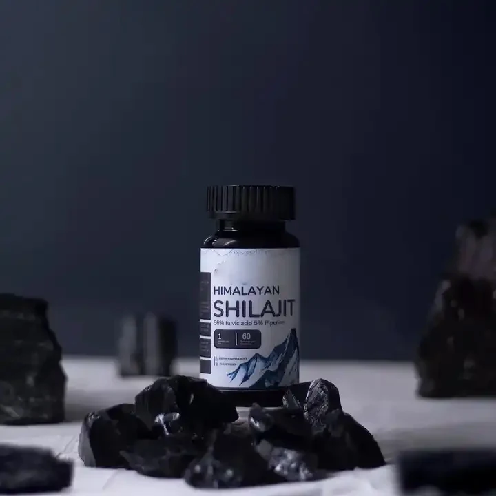 Himalayan Shilajit Resin Capsules - 85 Minerals Support