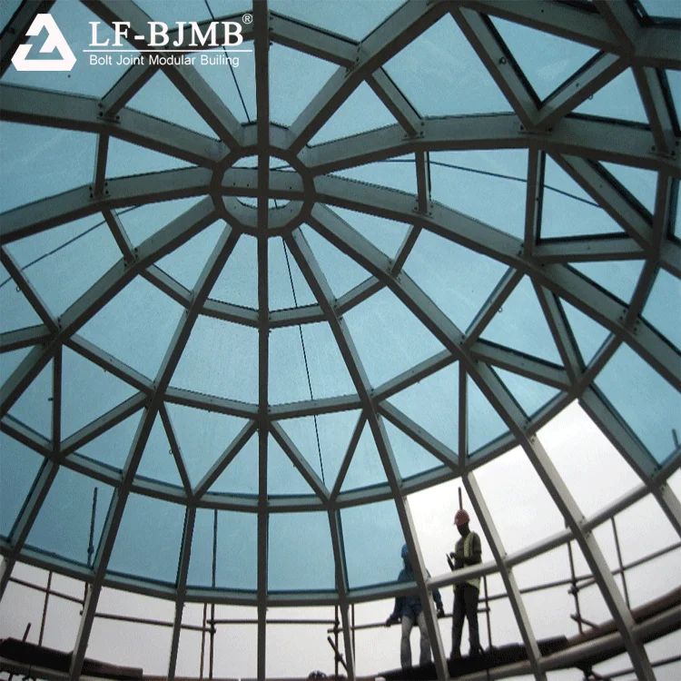 Galvanized Steel Dome Structure Metal Building - Buy Metal Building ...