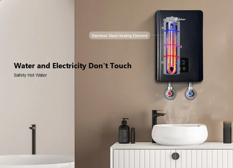 Ce Instant Heating Bathroom Electric 220v Small Tankless Water Heater ...