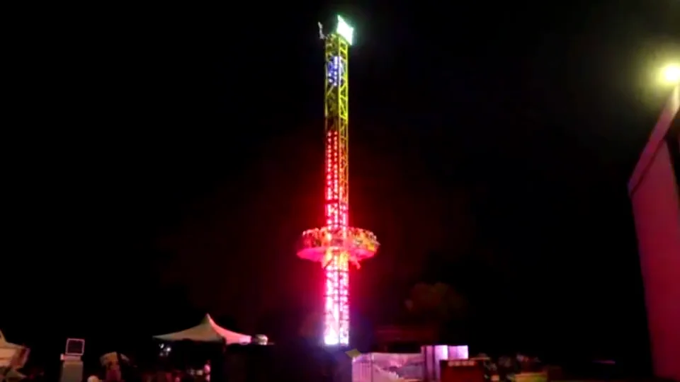 Free Fall Tower Skydrop Rotating Tower Rides Amusement Flying Tower ...