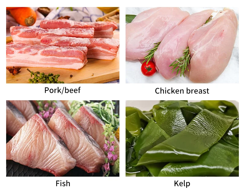 Frozen Fish Pork Diced Chicken Breast Cube Cutting Machine
