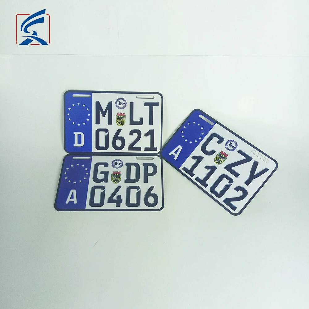 Newest Europe License Plate Frame Aluminum or Metal European Size Front ...