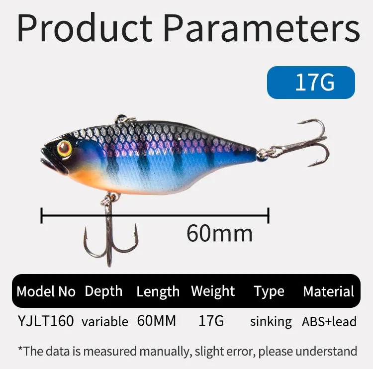 Japan JACKALL TN Vibration 60 - Rattle VIB Lures for Sea Fishing
