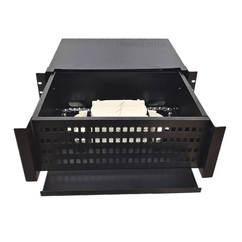 Sliding Fiber Optic Patch Panel 19 Inches 4u Odf Rack Mount 96 144 Port ...