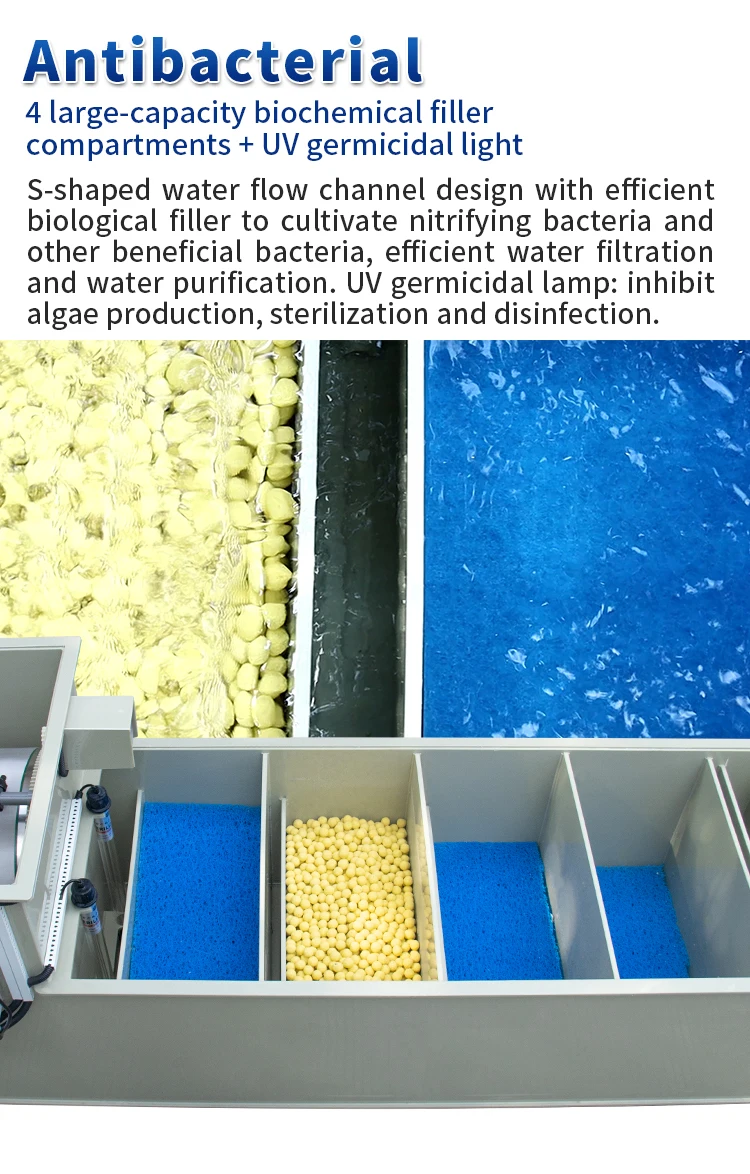 Qlozone Landscape Fish Pool Filtration Equipment Bio Uv Drum Filter ...