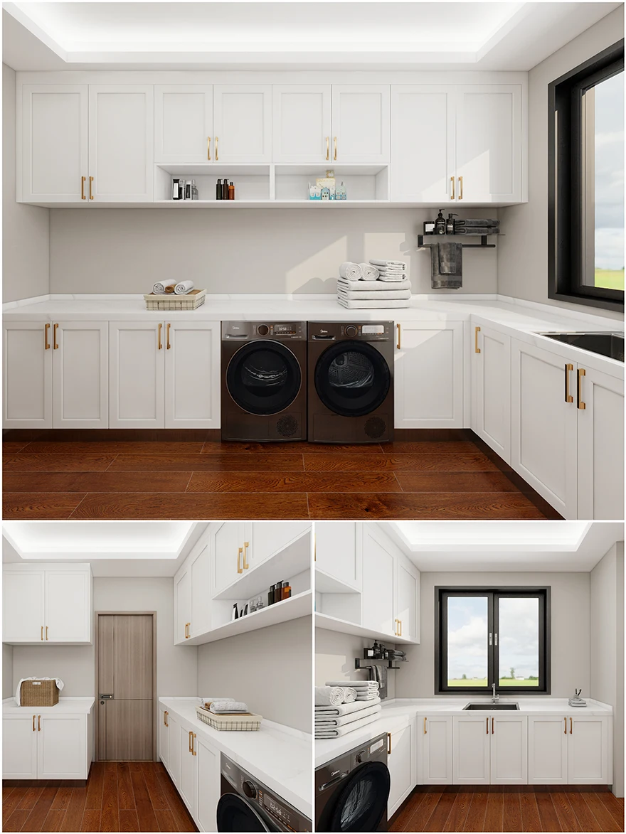 Allure Waterproof Rta Interior Design Custom Solid Wood Luxury Modern ...