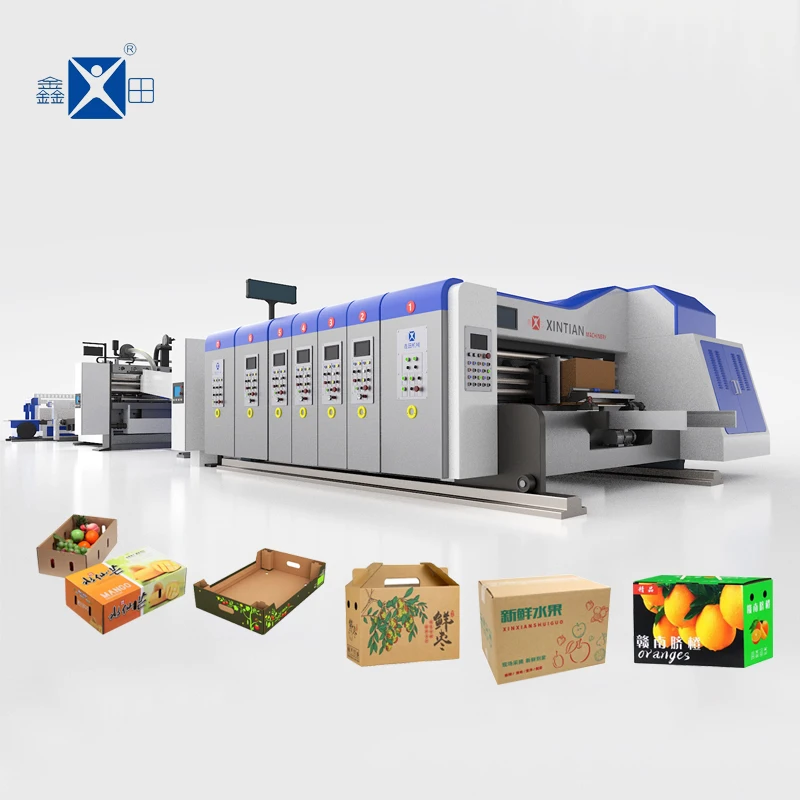 Factory Price Full-Auto High Quality Flexo Printing Slotting FFG Inline ...