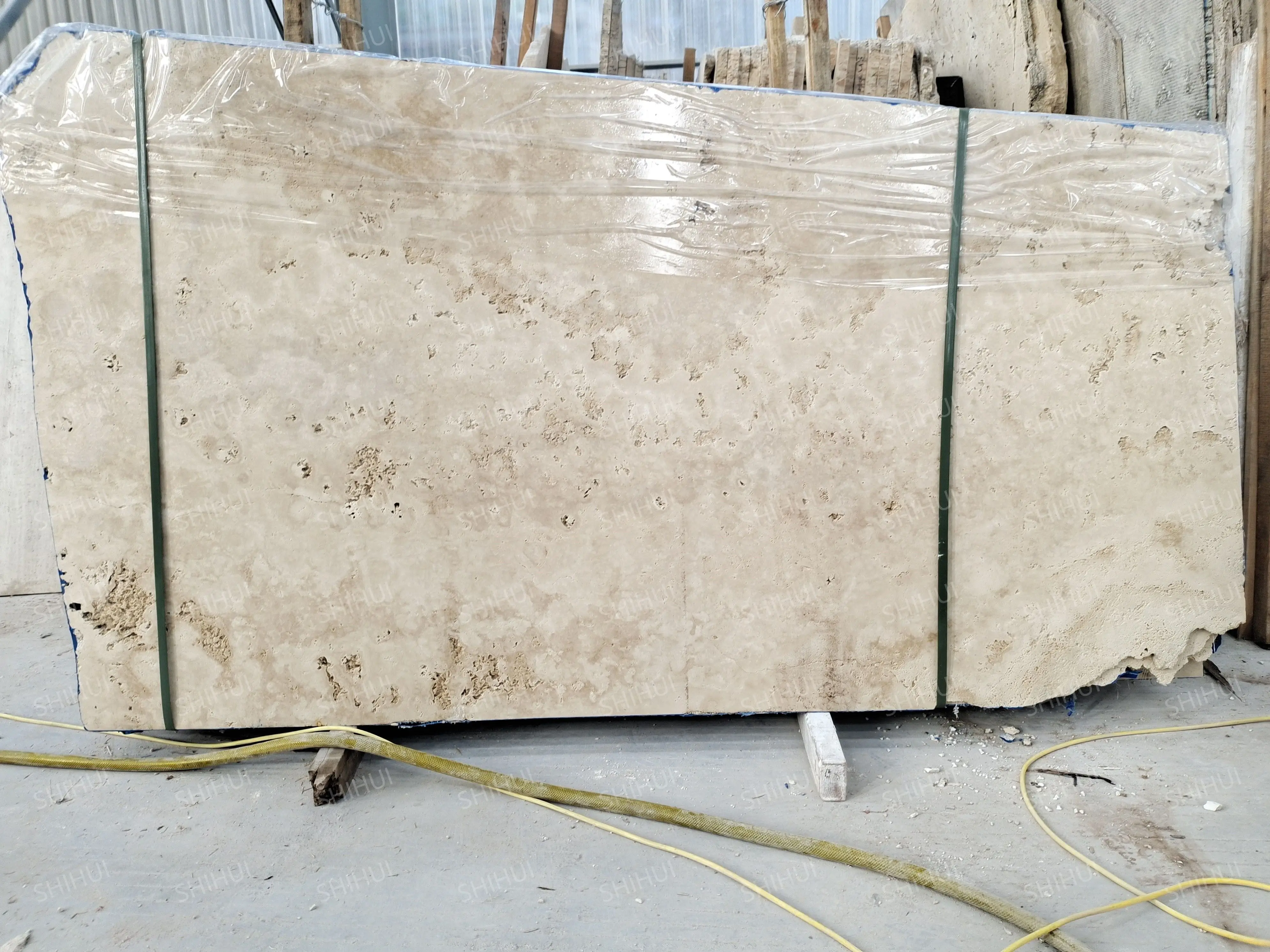 Shihui Natural Paving Stone 30*30 White Irregular Travertine Tiles ...
