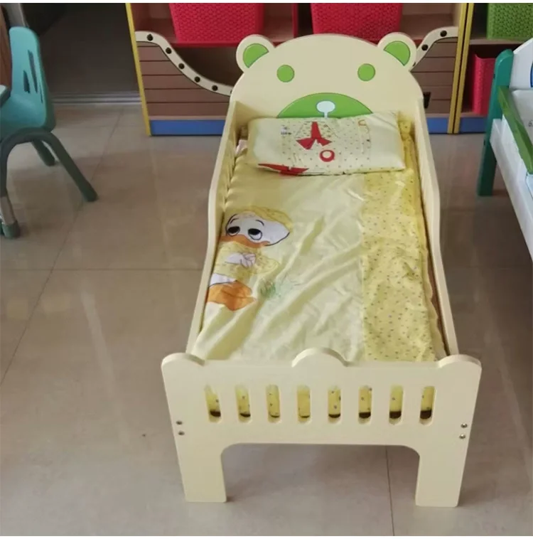 Preschool Solid Wood Nap Bed for Daycare & Kindergarten - Durable ...