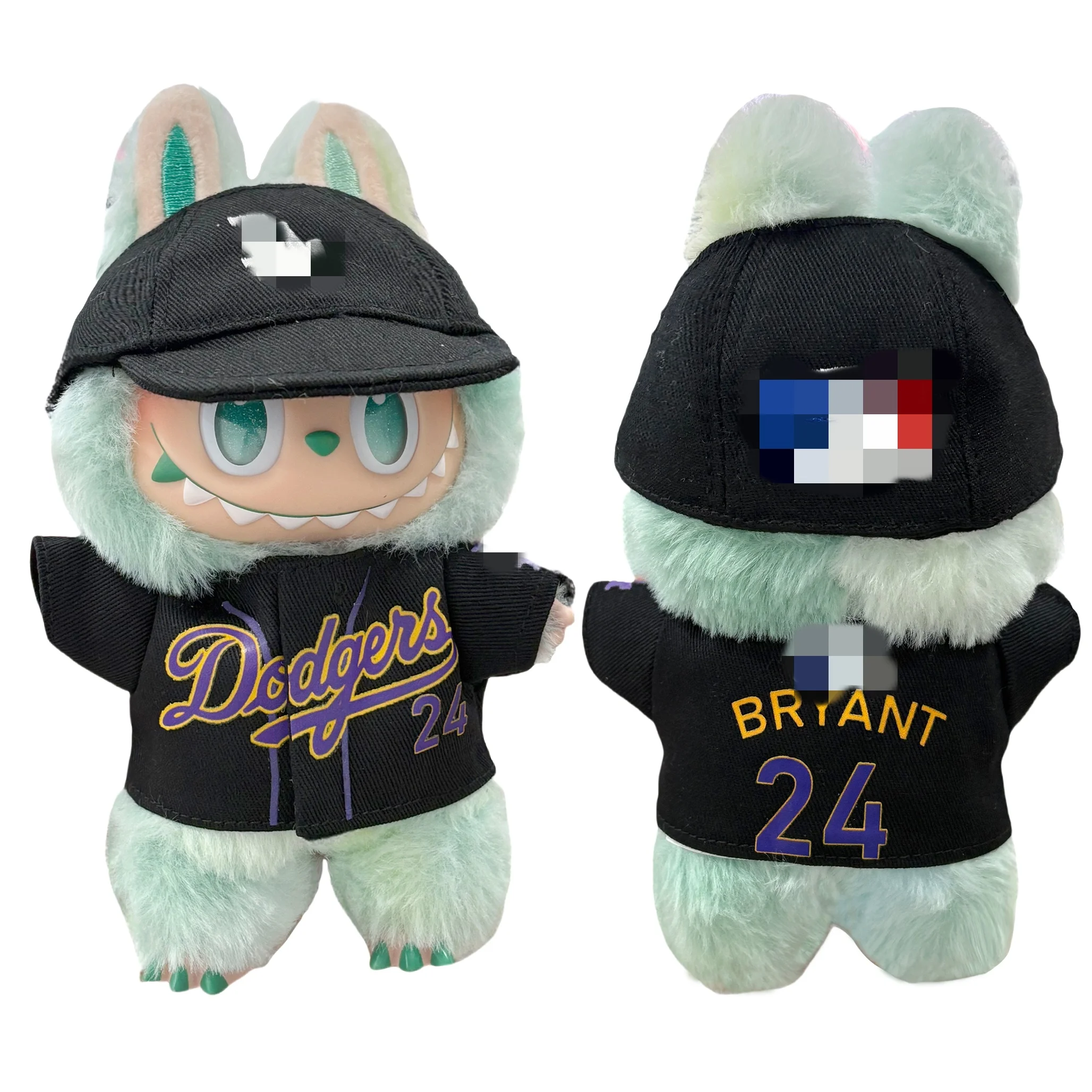 Labubu Keychain Baseball Cap Baseball Cap Keychain Doll Accessories Set ...