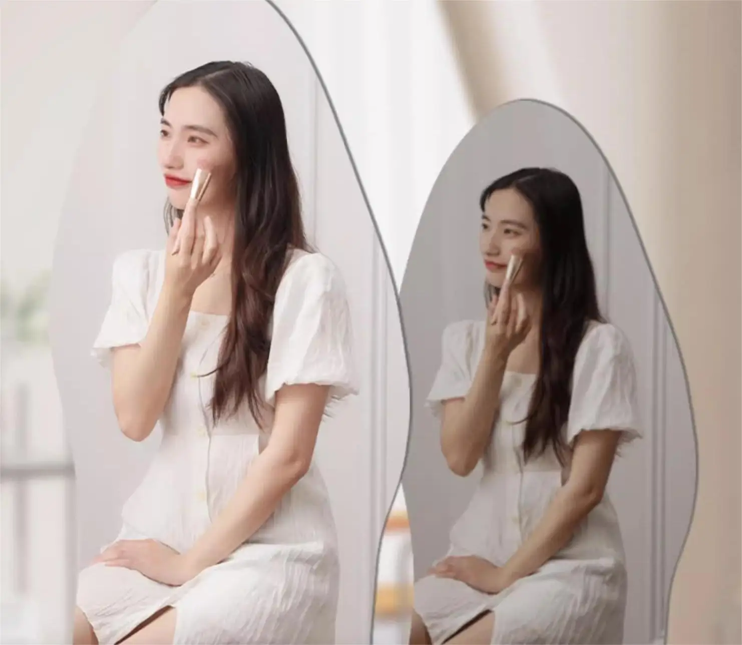 Modern Full-Body Cloud Landing Mirror for Internet Celebrities ...