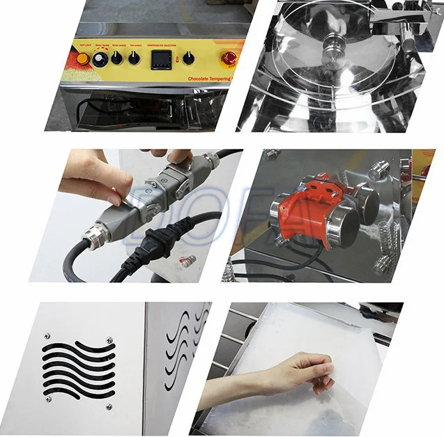 Small Chocolate Production Chocolate Wheel Tempering Machine Chocolate ...