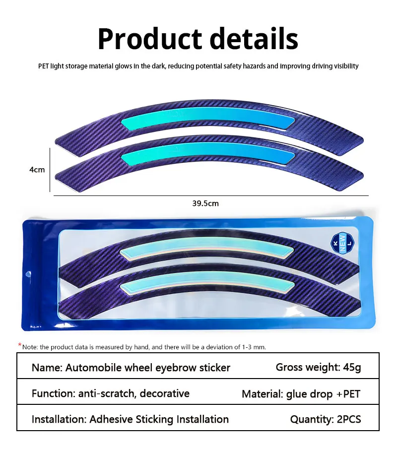 Factory Custom Logo Car Exterior Decoration Color-changing Luminous ...