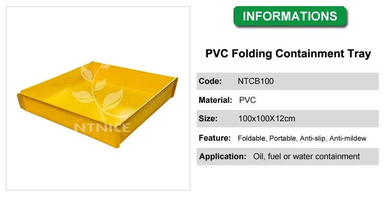 PVC Collapsible Containment Berms - Spill Control Solutions
