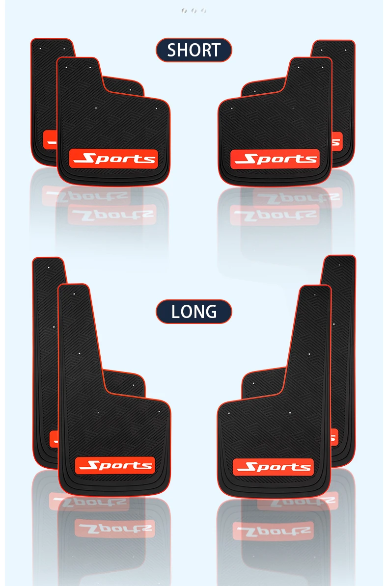 Universal PVC Mud Flaps Splash Guards Mudguards Mudflaps Car Auto Van ...