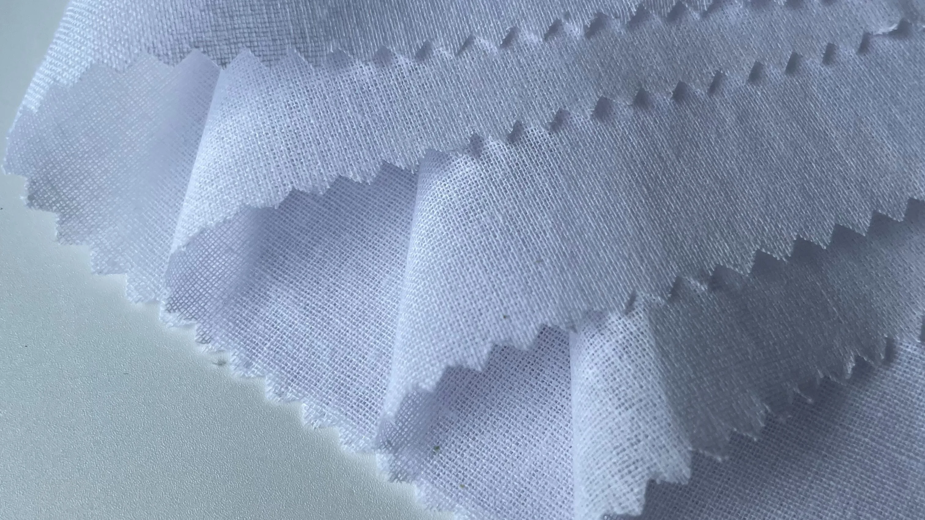 100% Cotton Shirt Interlining Woven Fusible Interfacing Fabric Fusing ...