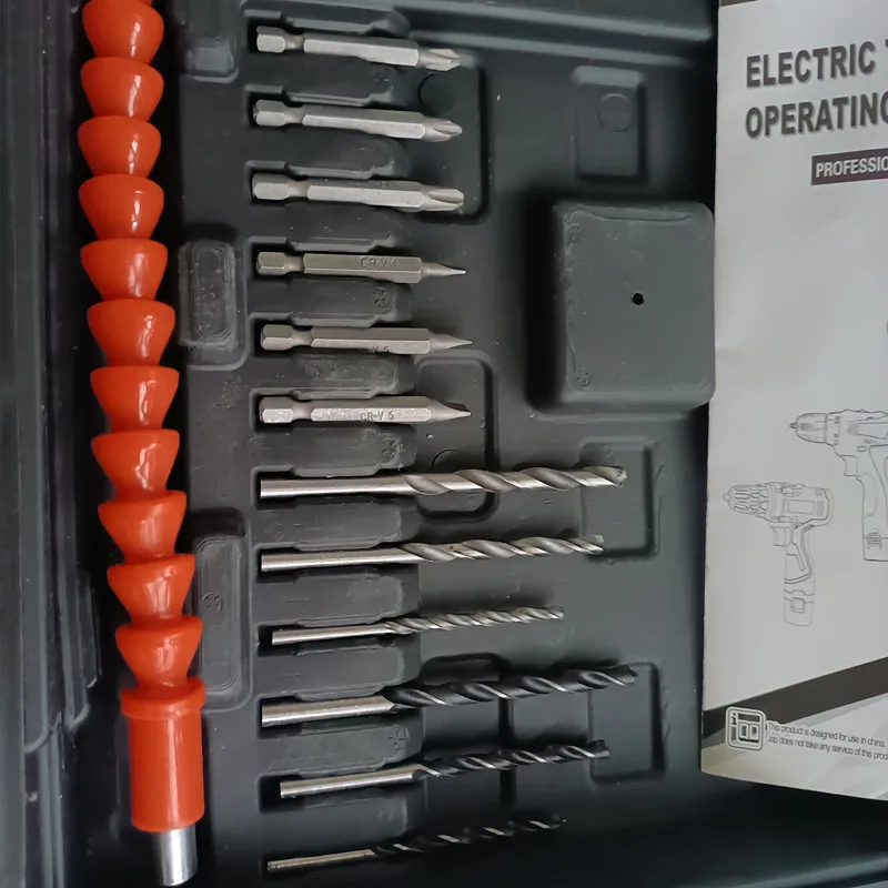 21V Cordless Drill Kit - Portable, Brushless Power Drills