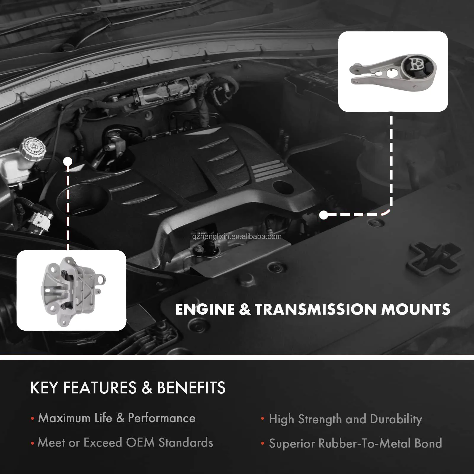 Auto Parts Engine Mounting for Chevrolet Cruze 1.8L 2008-2013 13248551 ...