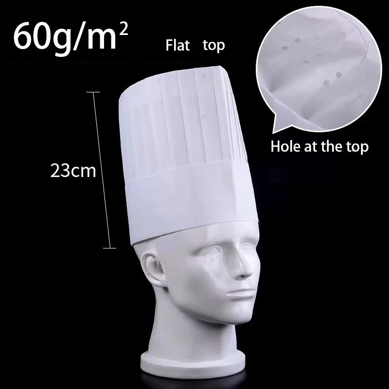 Non-woven Disposable Chef Hats - Hygienic & Versatile