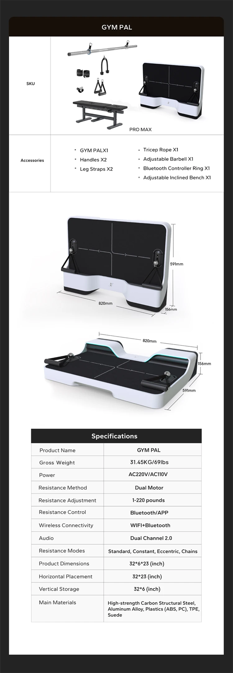 Speediance Tonal Multi Gym - All-in-One Smart Home Workout