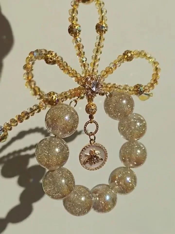 Acrylic Leaves New Maple Leaf Tracing Gold Loose Beads Beads Used for ...