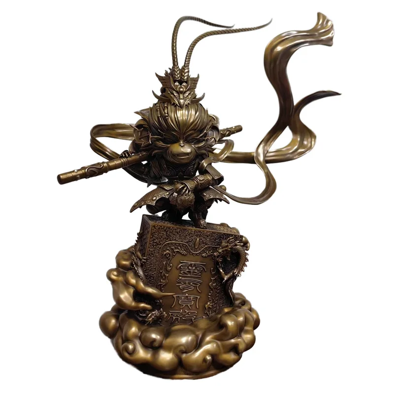 Wind Monkey King - Pure Copper Statue for Feng Shui Fortune