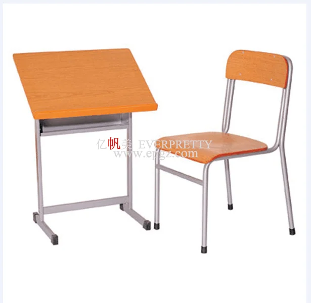 School Furniture Art Drafting Drawing Table and Chair Set for Student ...