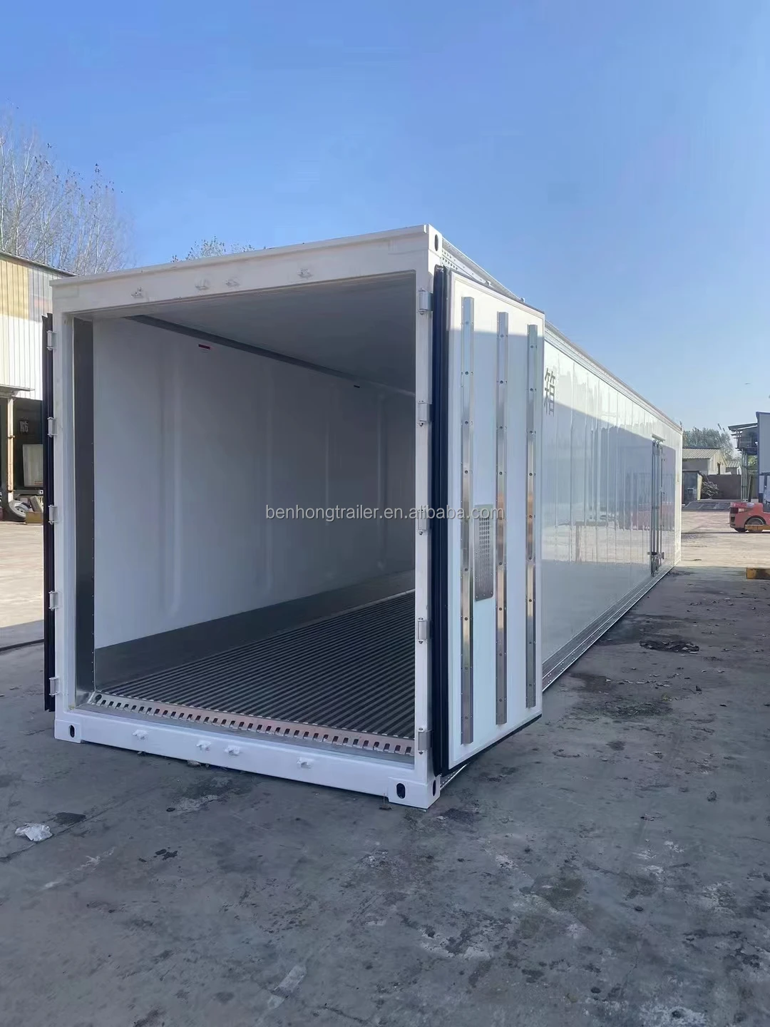 40ft 48 Foot 53ft 53 Foot 2 Axles 8 Wheels Insulated Van Reefer Semi ...