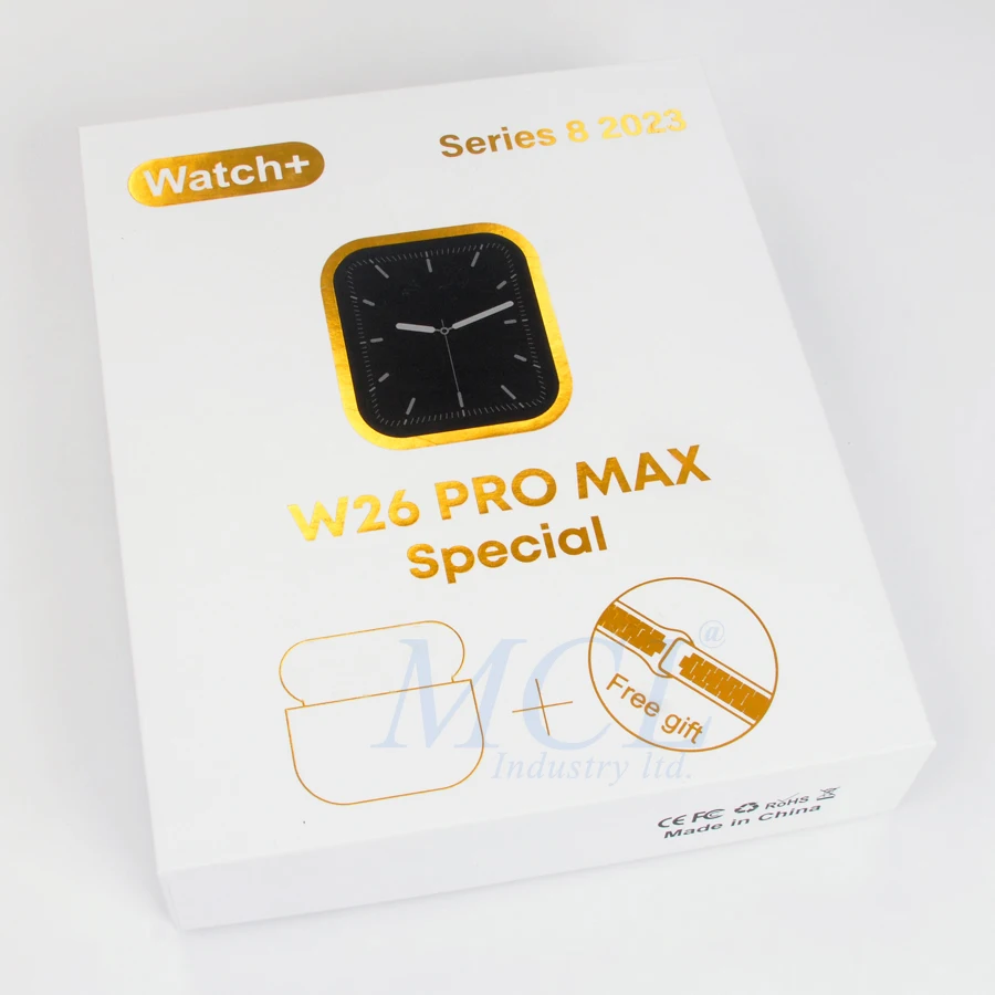 W26 Pro Max Special Smart Watch 2 In 1 Earbuds Series 8 Watch Reloj ...