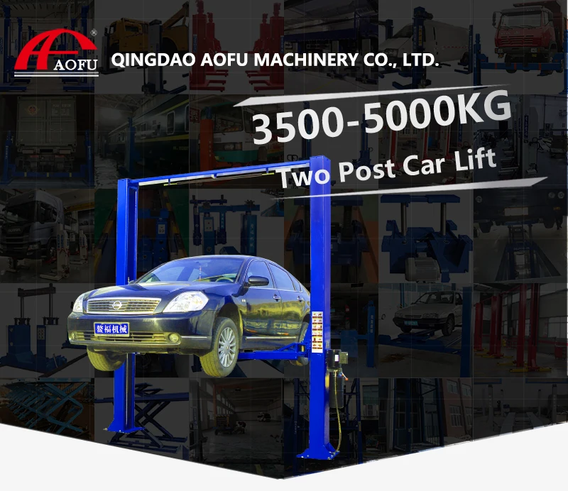 Heavy Duty 5 Tons Two Post Car Lift Of Manual Car Lift Type From China ...