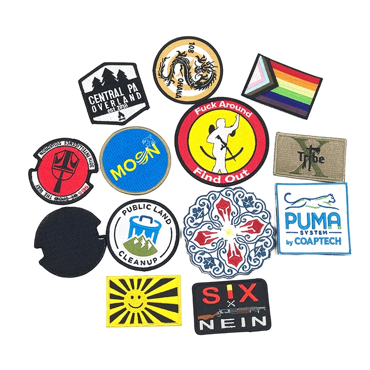 Custom Logo Iron-on Sewing Heat Transfer Embroidery Patches