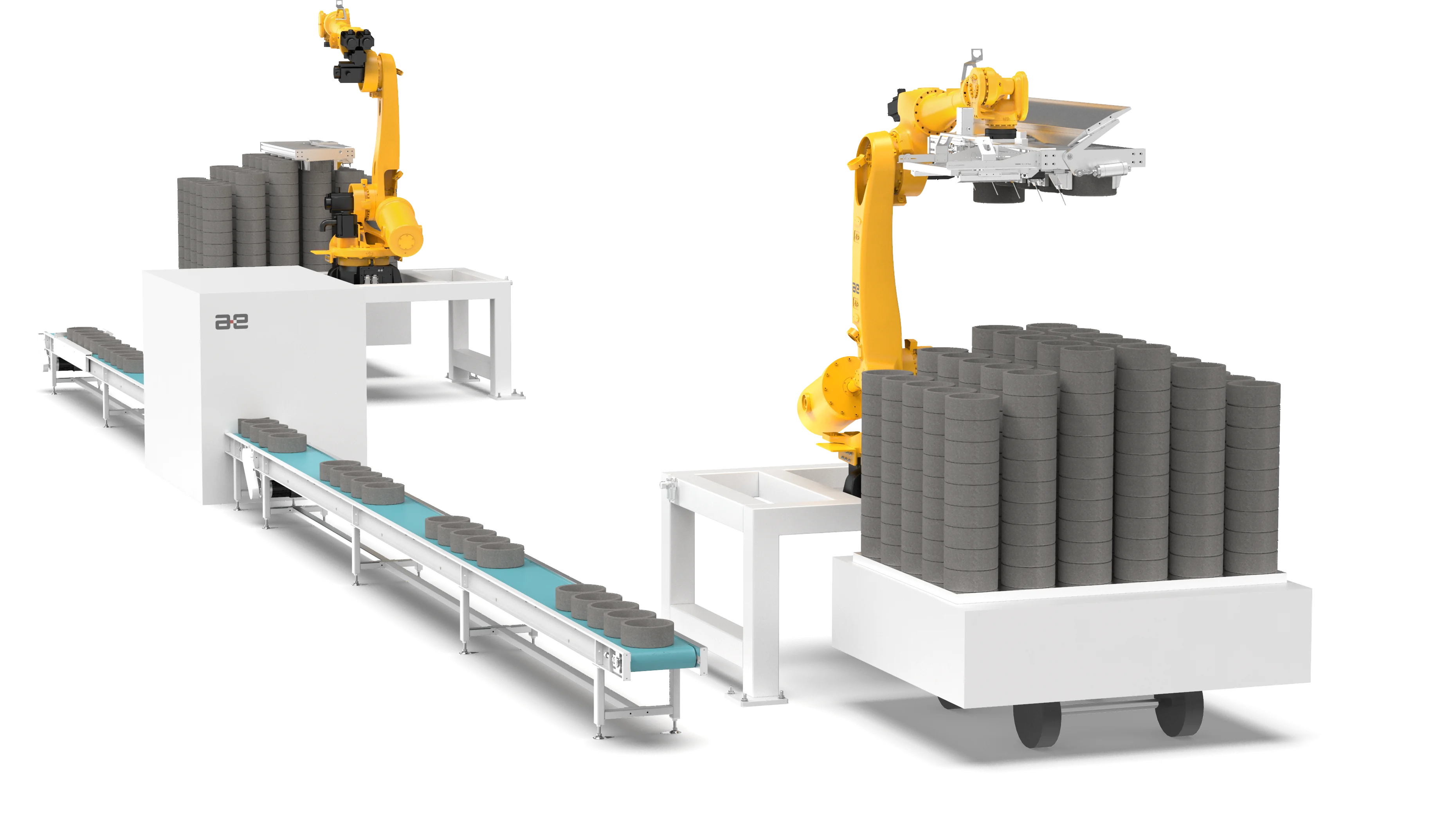 Industrial 6 Axis Robot Arm Loading/Unloading and Palletizing Pick and ...