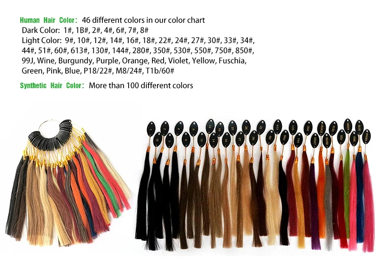 OEM Professional Hair Color Chart - Touch Color Samples