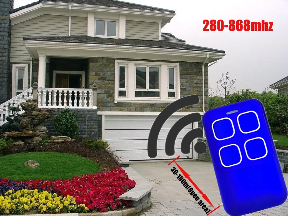 Multi-frequency 270-868mhz Fixed And Rolling Code Garage Door Remote ...