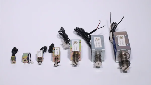 Custom 5v 6v 9v Micro Open Frame Solenoids Dc 12v 24v Mini Linear Push ...