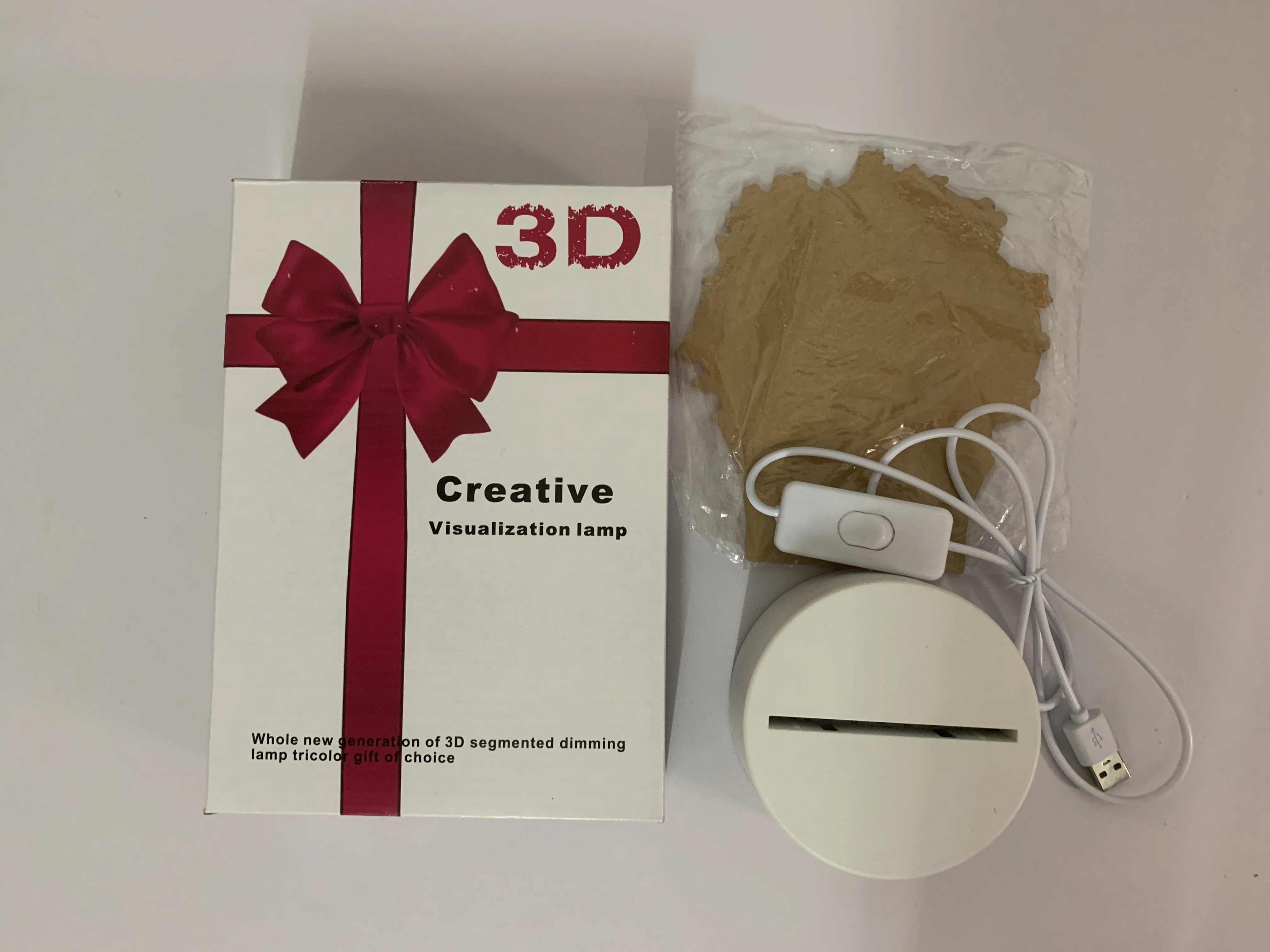 3d Illusion Lamp Led Custom Room Decorative Children Usb Acrylic 3d Led ...