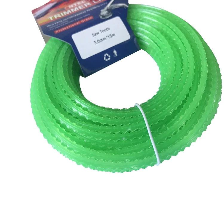 15m Card Head Sawtooth String Trimmer Line Nylon Thread For Brush ...