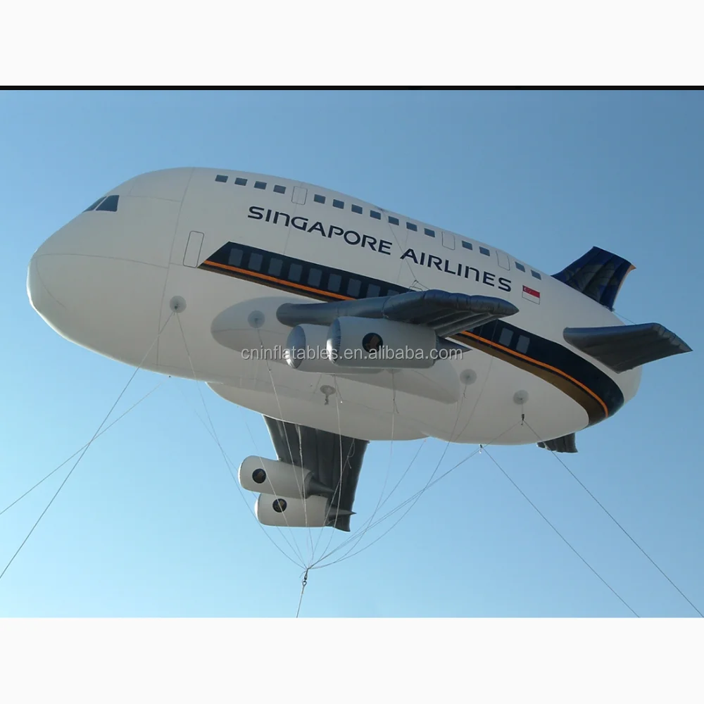 Helium Filled Balloon Inflatable Airbus for Parade Floats