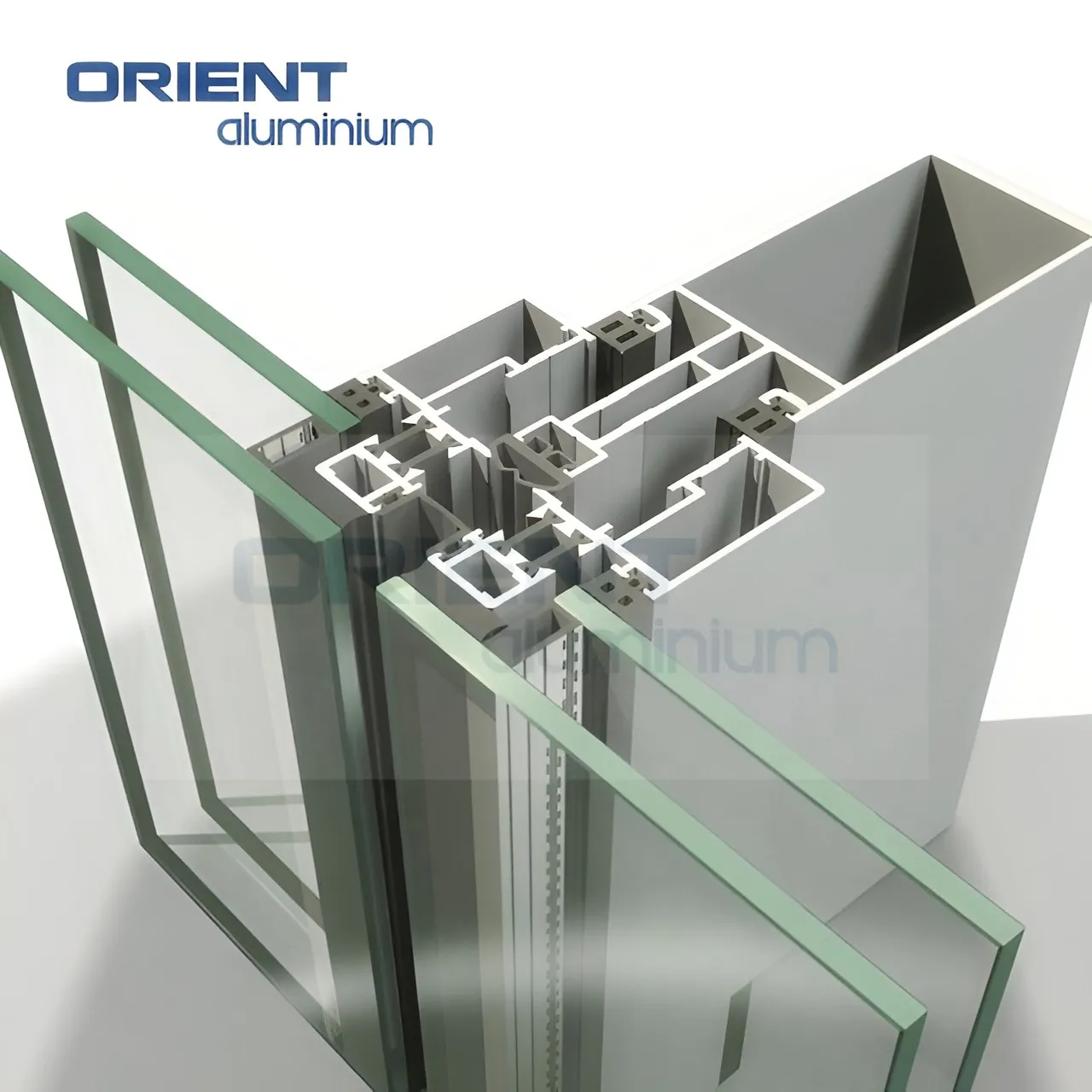 Aluminum Glass Stick Built Frame Curtain Wall Exposed Hidden Capped ...