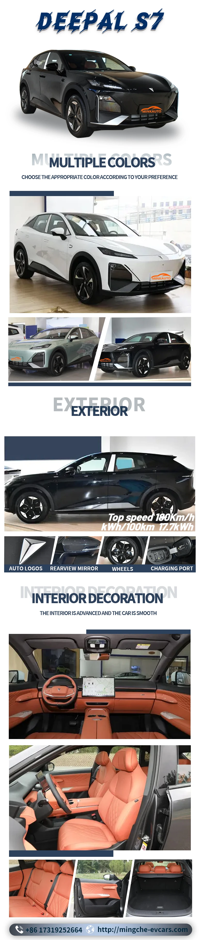 Changan Deepal S7 Display Shenlan S7 Electric Suv Auto New Vehicle 2024 ...