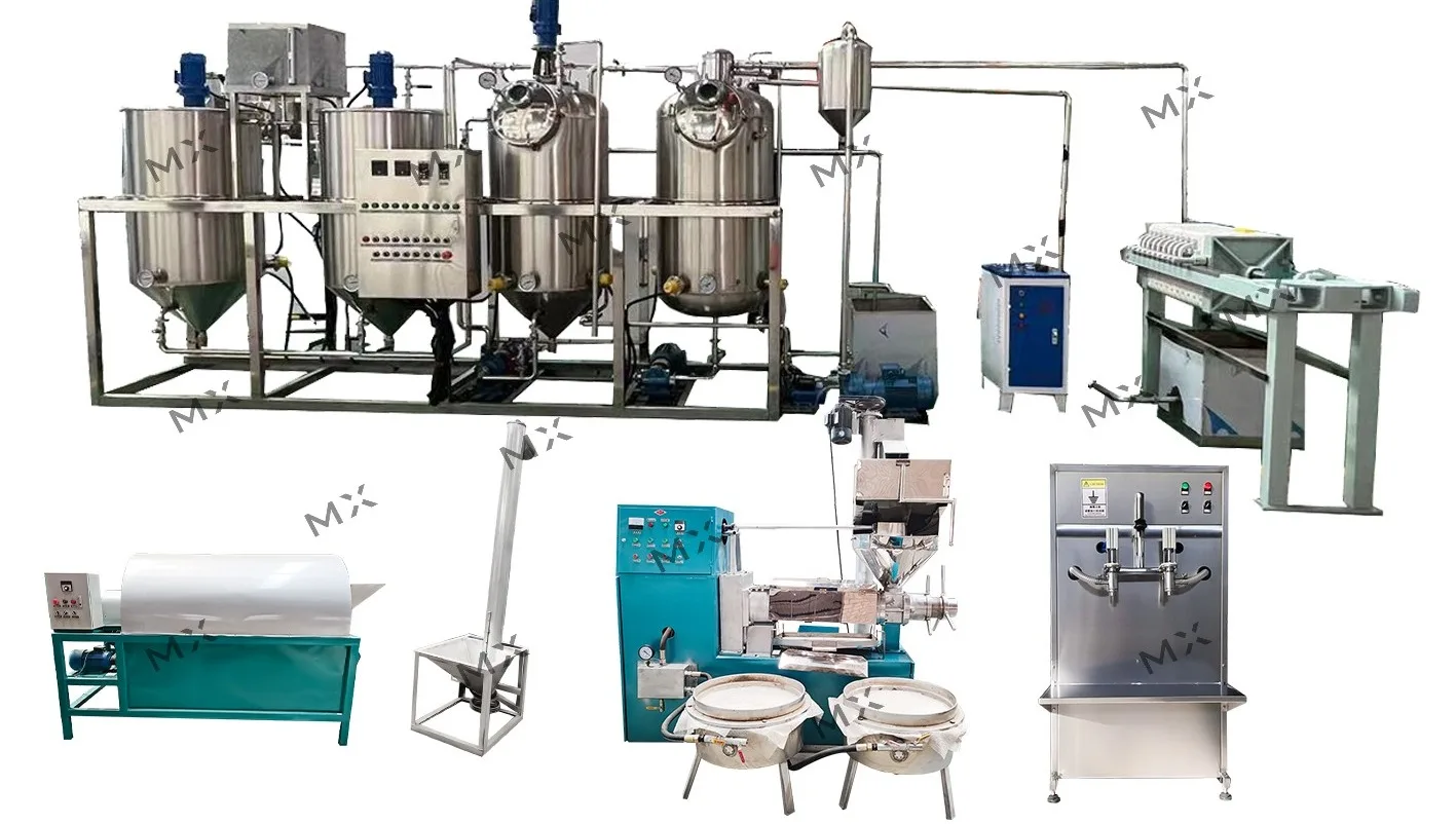 Complete Oil Processing Machine Palm Kernel Oil Production Line Palm ...
