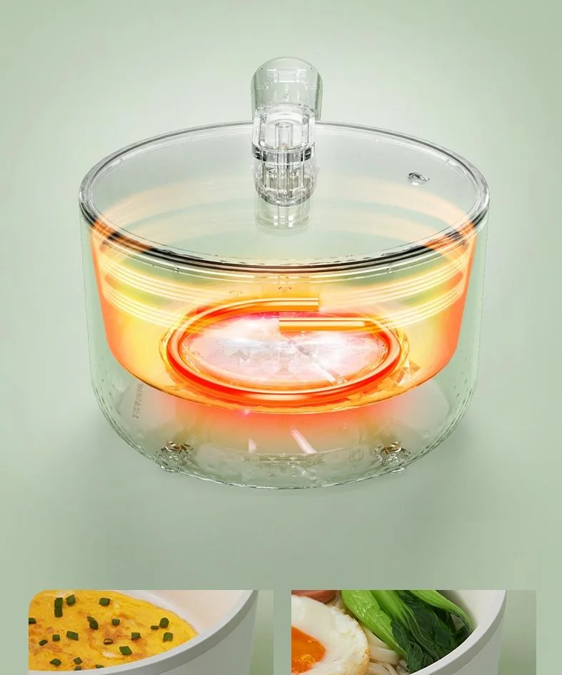 Dormitory Mini Nonstick Pot Electric Multi Cooker 2l Pots Cooking Set ...