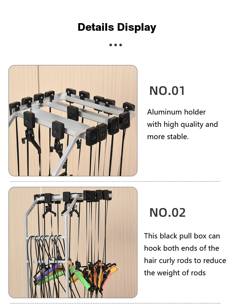 Hair Perm Machine with 40pcs Curly Rods - Digital Perm