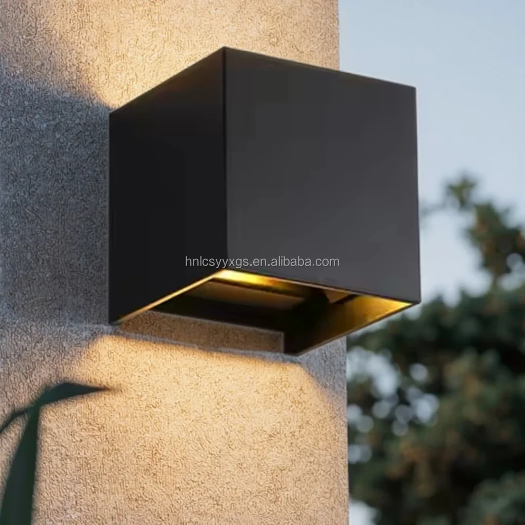 Waterproof Led Garden Wall Light Aluminum Cube High Quality Ip65 ...