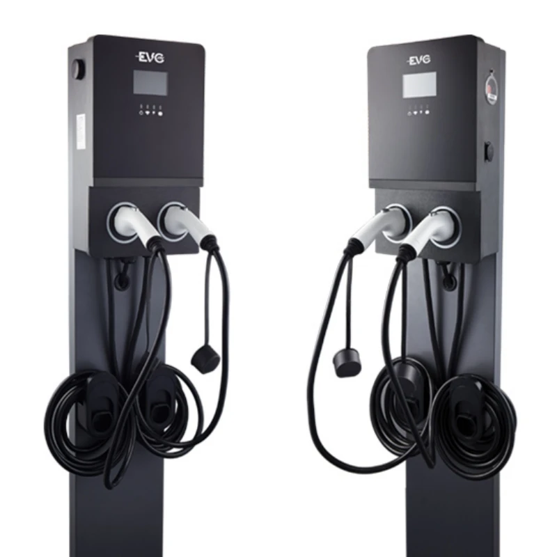 Adapted All Models Level 2 Ocpp Dual Socket 2*7kw 2*22kw 32a Type 2 ...