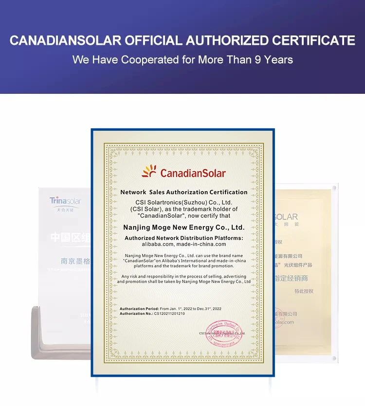 Canadian Solar Panels 600w 605w 610w High Power Photovoltaic Solar ...