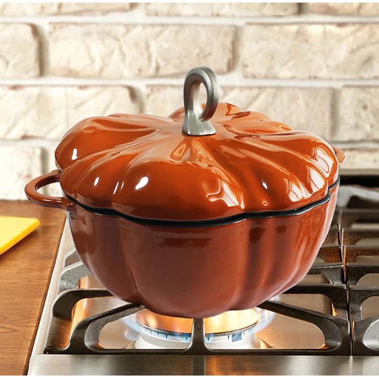 Wholesale Enamel Cast Iron Pumpkin Pot - Durable & Versatile